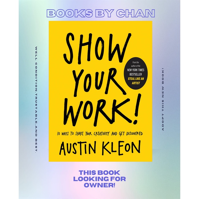 Jual Show your work 10 ways to share your creativity and get discovered ...