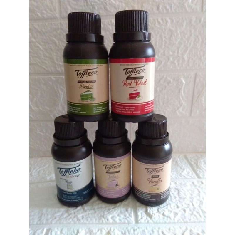 Jual PERISA TOFFIECO PANDAN/MOKA/VANILLA/RED VELVET/TALAS/PANDAN SUJI ...