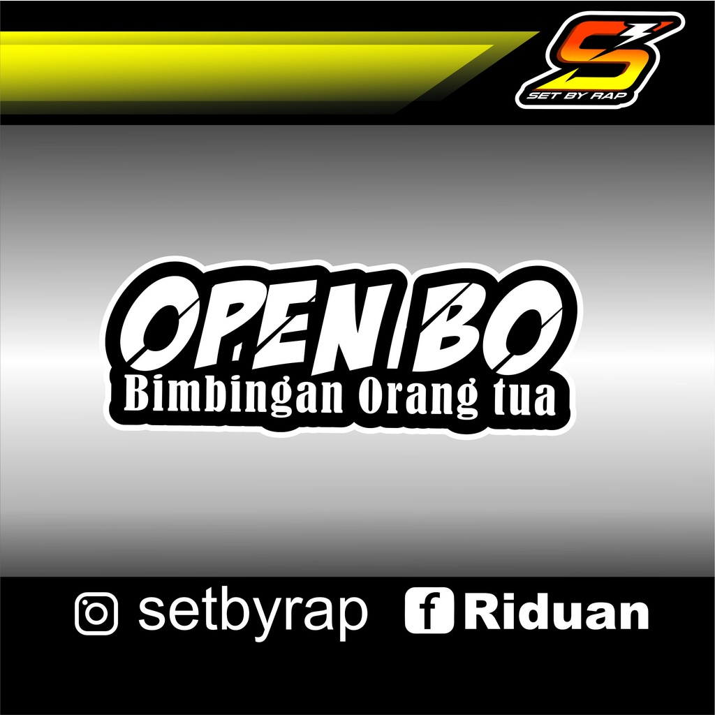 Jual stiker open bo motor | Shopee Indonesia