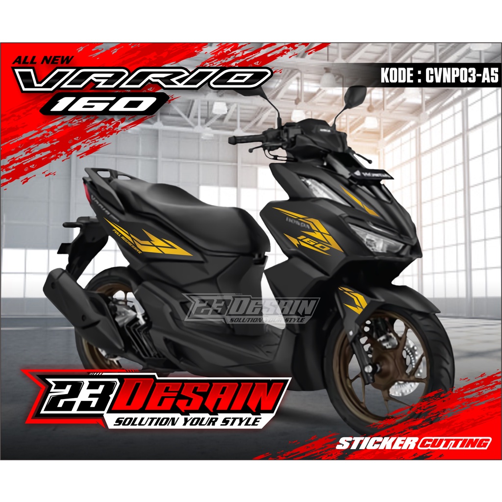 Jual Sticker ALL NEW VARIO 160 Striping Honda VARIO 160 Cutting Sticker Aksesoris Motor CVNP03 ...