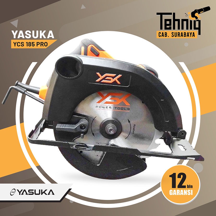 Jual Mesin Potong Kayu / Circular saw YASUKA 185 Pro | Shopee Indonesia