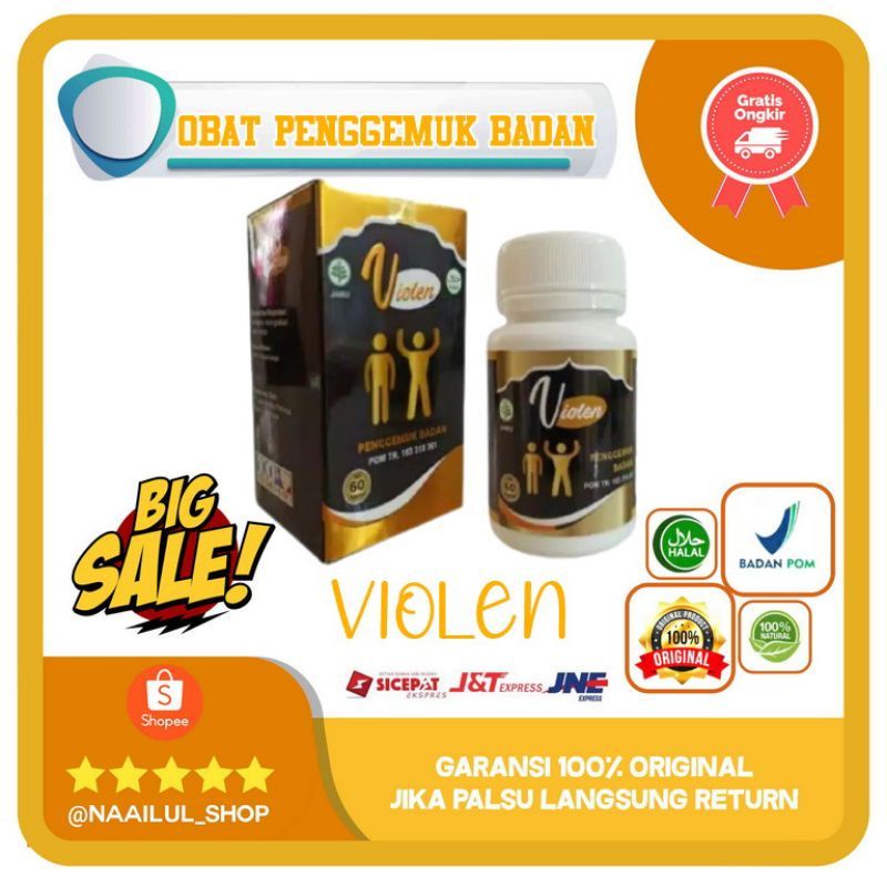 Jual Violen Obat Penggemuk Badan Asli 100% Original Suplemen Herbal ...
