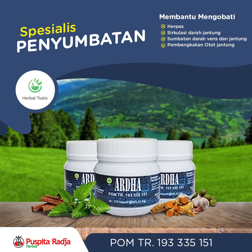 Jual ARHDA OBAT PENYUMBATAN HERPES SIRKULASI DARAH JANTUNG SUMBATAN ...