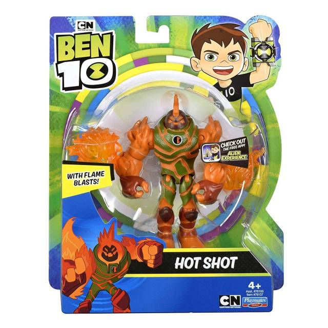 Jual Mainan Anak Ben 10 Hot Shot Basic Action Figure | Shopee Indonesia