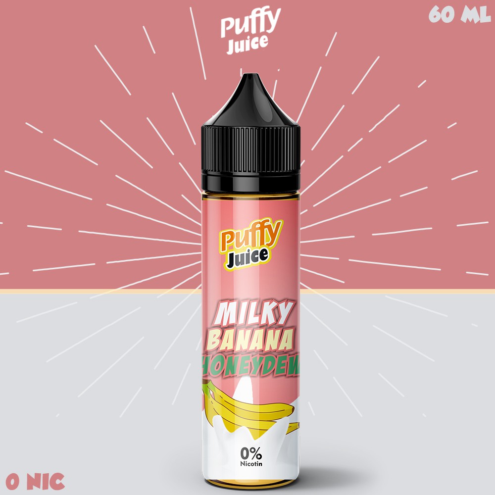 Jual Liquid Murah Lokal Puffy Juice Milky Banana Honeydew Cairan Pisang ...