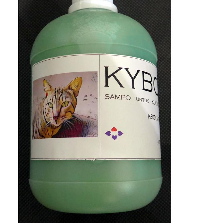Jual ♂ Shampoo Kucing Kybo Medicated 1 Liter KCM ☃ | Shopee Indonesia