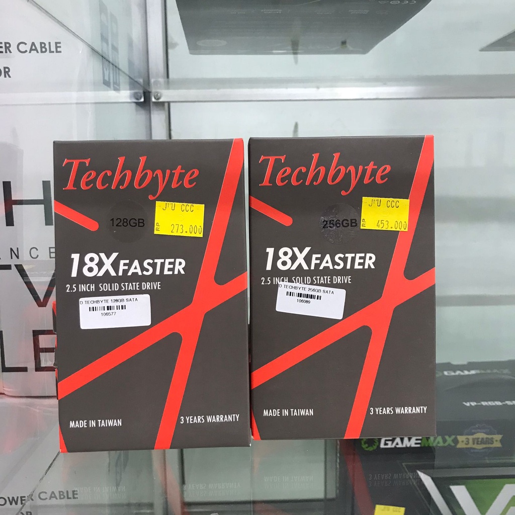 Jual SSD TECHBYTE 128GB/256GB/480GB/512GB SATA 2.5" | Shopee Indonesia