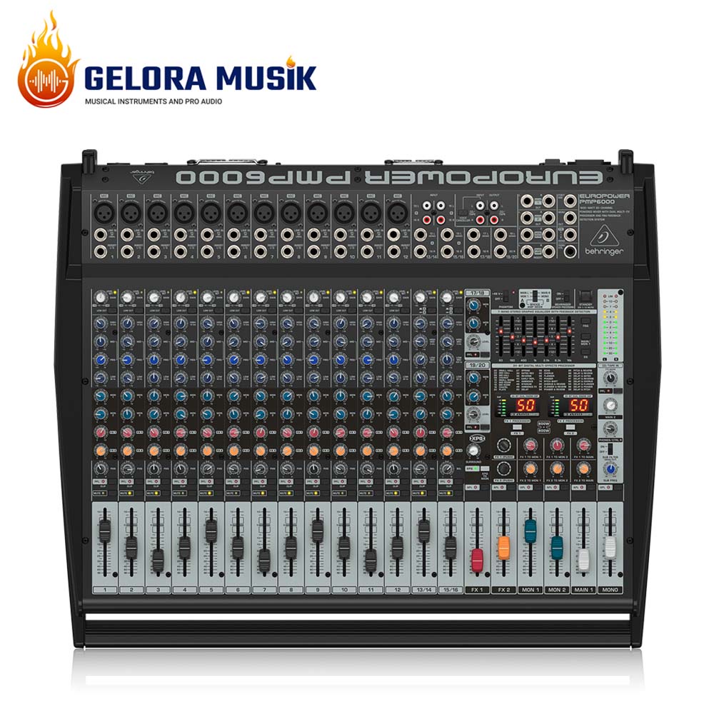 Jual Behringer PMP6000 - Powered Mixer 20 Channel 1600W | Shopee Indonesia