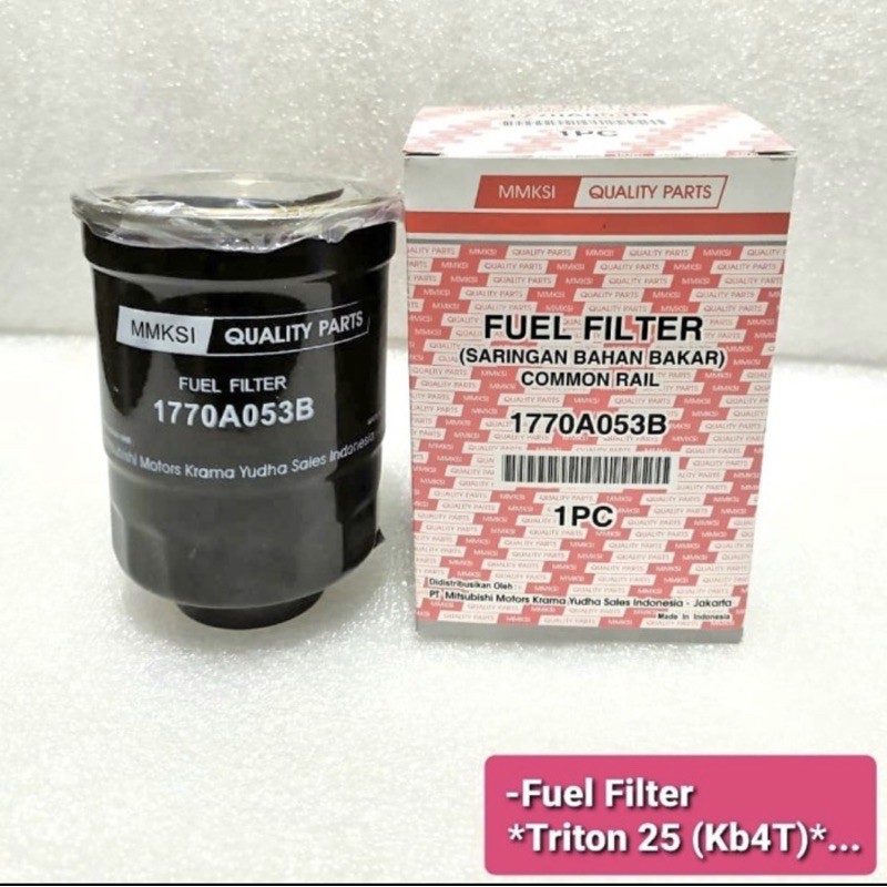 Jual FUEL FILTER SARINGAN FILTER SOLAR MITSUBISHI TRITON 2.5cc (kb4T ...