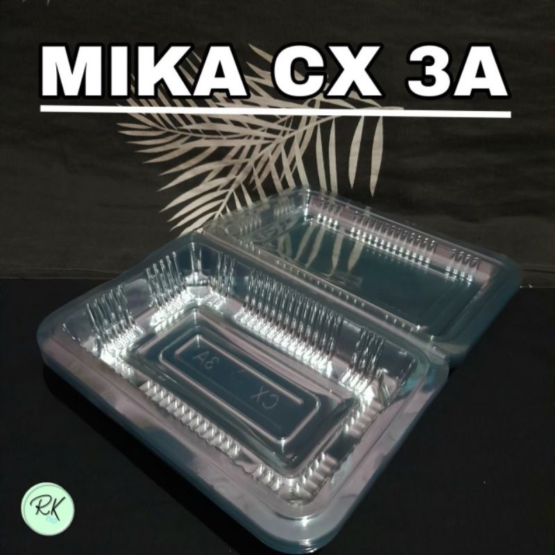 Jual BOX MIKA PLASTIK CX 3A ISI 100 PCS / BOX MIKA PLASTIK BENING KUE ...