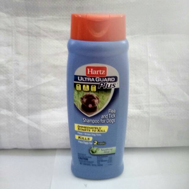 Jual Hartz Ultra Guard Plus Flea & Tick Soothing Aloe Dogs Shampoo ...