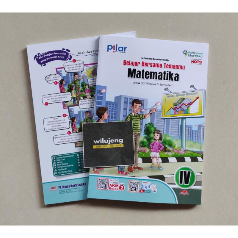 Jual Buku PILAR Kelas 4 Matematika SD MI Kurikulum Merdeka / K21 | Shopee Indonesia