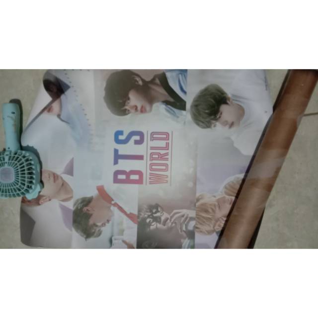 Jual Official poster Album BTS WORLD+Tube | Shopee Indonesia
