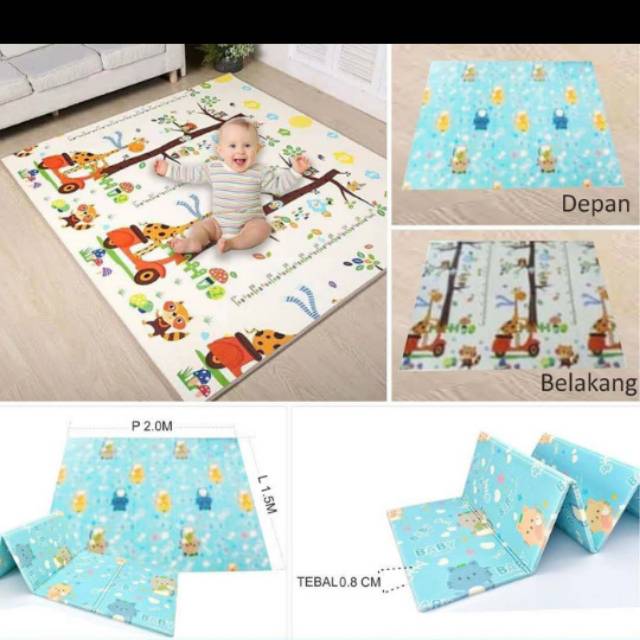 Jual Playmat baby / matras bayi tebal exclusive | Shopee Indonesia