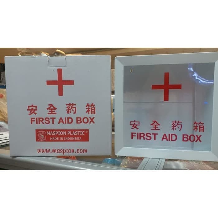 Jual KOTAK P3K FIRST AID BOX / MASPION PLASTIK | Shopee Indonesia