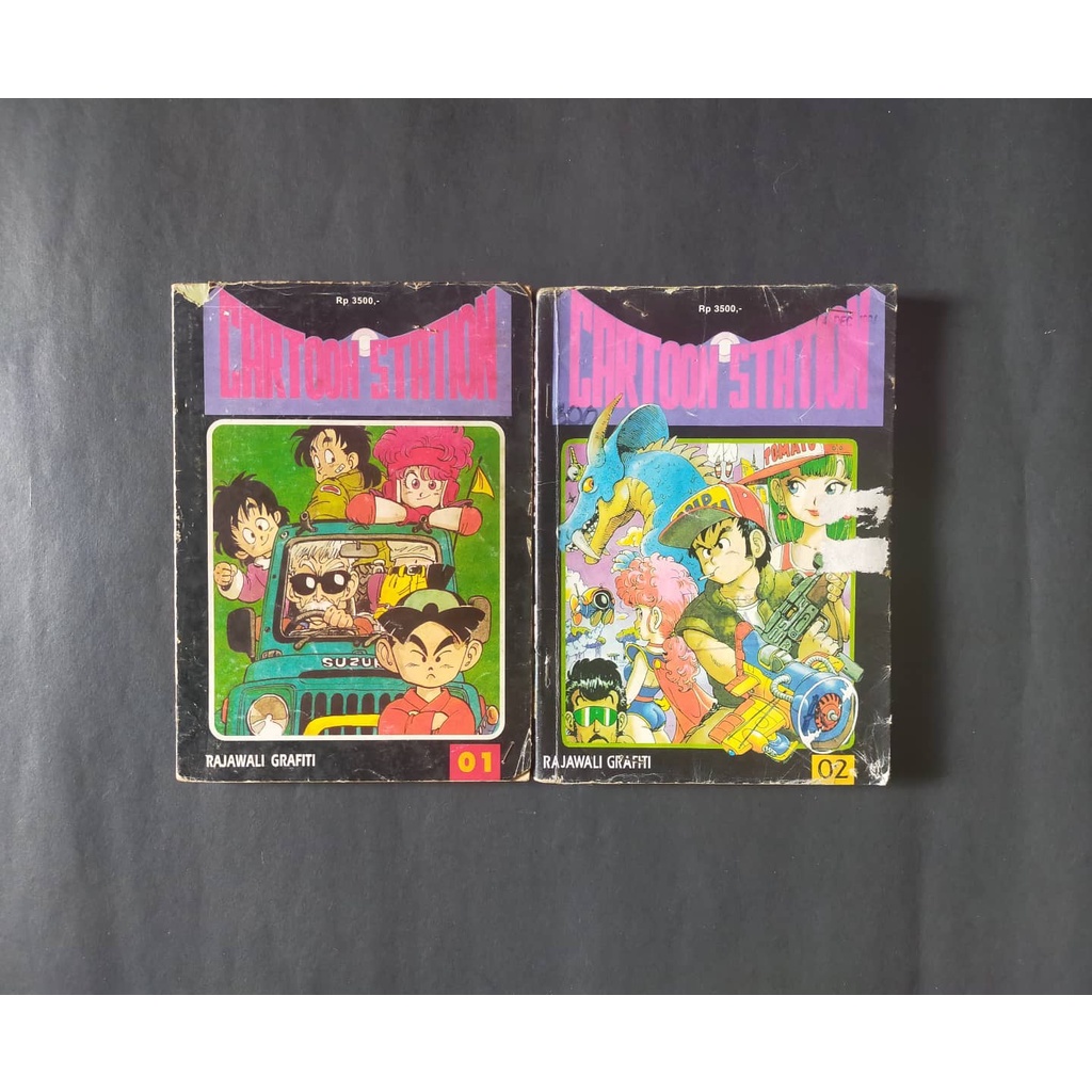 Jual Buku Komik Jepang Langka Akira Toriyama Cartoon Station 1-2 ...