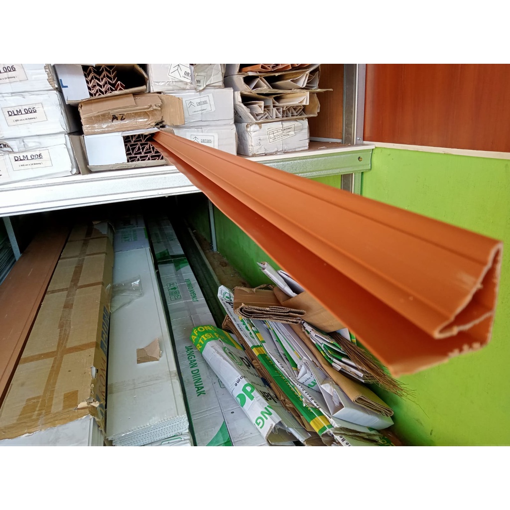 Jual list profil pvc list tembok pvc lebar 3 cm | Shopee Indonesia