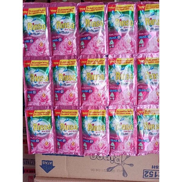 Jual DY ~ ISI 6 SACHET ~ UNILEVER Rinso Cair / Rinso Cair 1000 | Shopee ...