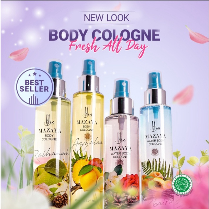 Jual Water Body Cologne MAZAYA For Woman 50ml | Shopee Indonesia