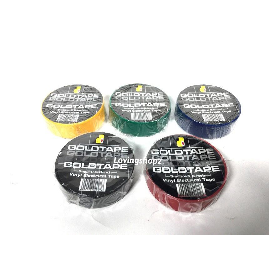 Jual ISOLASI GOLDTAPE TEBAL WARNA WARNI - MERAH KUNING HITAM HIJAU BIRU ...