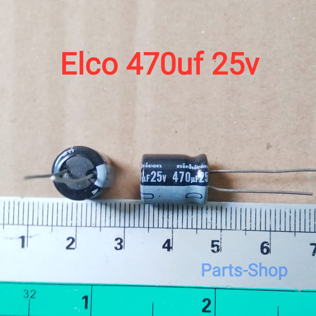 Jual 470uF 25v Elco/Elko (Electrolyte Capasitor/Kapasitor) | Shopee ...