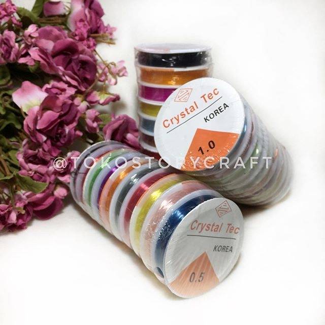 Jual 1 ROLL | MINIMAL ORDER Rp. 10.000 | BENANG CRYSTAL TEC WARNA ...