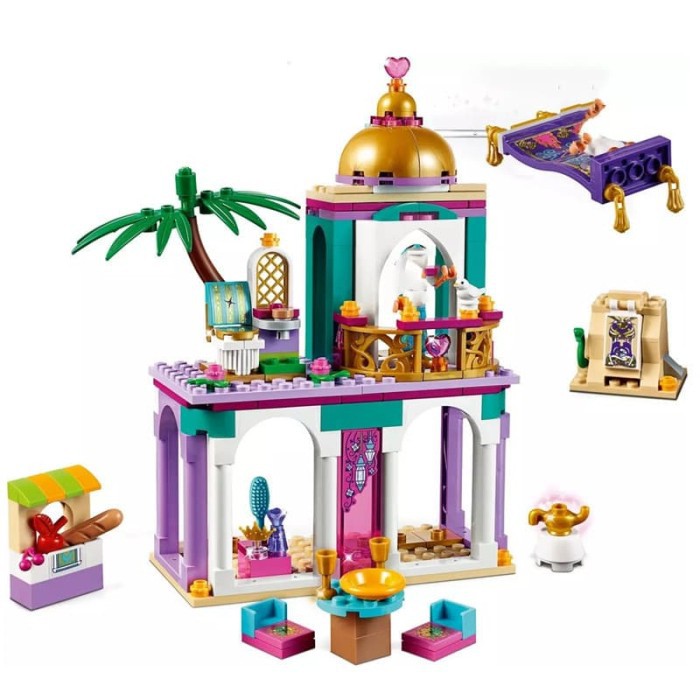 Jual Brick Disney Aladdin and Jasmine's Palace Adventures Lego 41161 ...