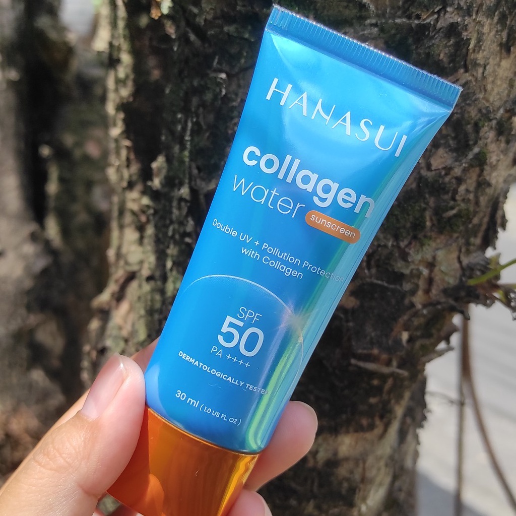 Jual Hanasui Collagen Water Sunscreen spf 50 pa+++ | Shopee Indonesia