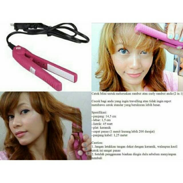 Jual CATOK RAMBUT MINI,,NEW MODEL LURUS | Shopee Indonesia