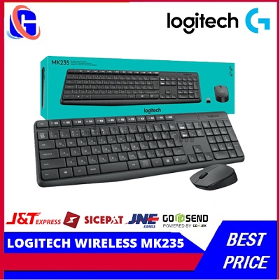 Jual LOGITECH WIRELESS COMBO KEYBOAD + MOUSE MK235 / MK 235 NEW | Shopee Indonesia