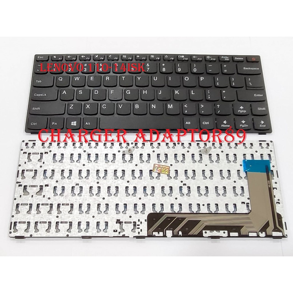 Jual Ready Keyboard Laptop Lenovo Ideapad 110-14isk ( Tombol ON OFF ...