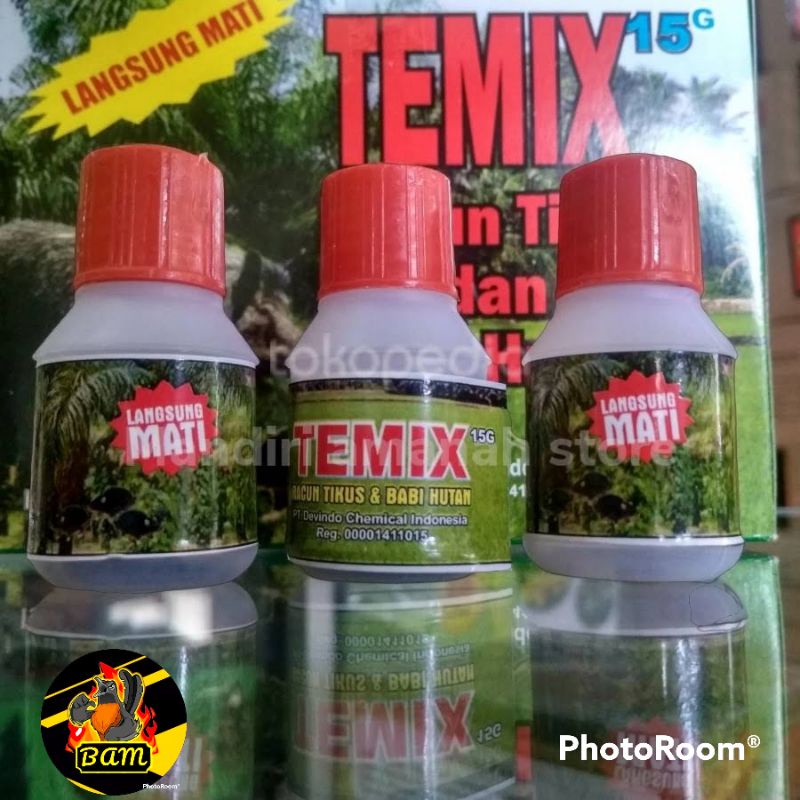 Jual RACUN TIKUS TEMIX BOTOL 15gr ORIGINAL TEMIX RACUN TIKUS BABI HUTAN CELENG | Shopee Indonesia