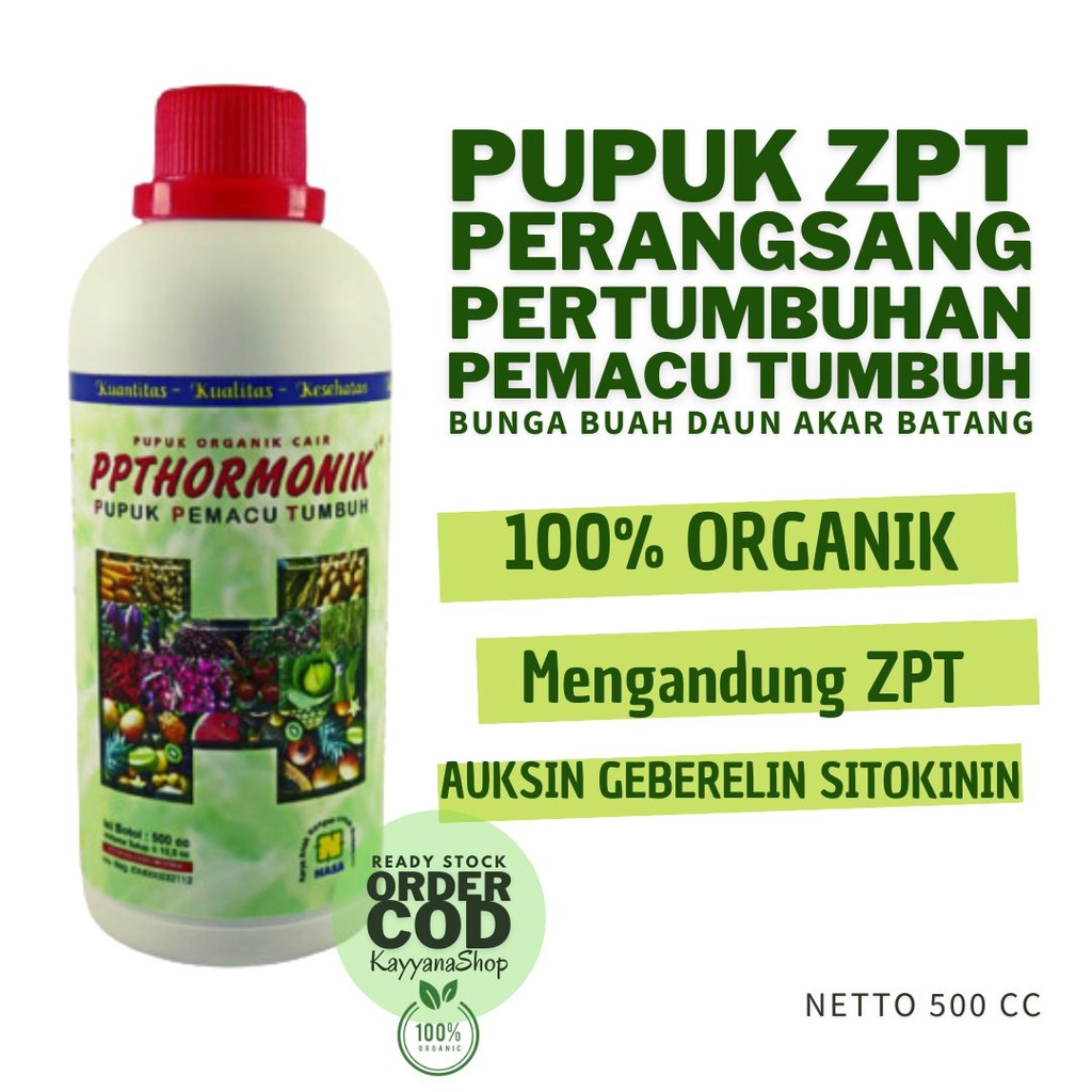 Jual PPT Hormonik 500 cc / Pupuk Durian Kelengkeng Buah / Pupuk ZPT Penyubur Tanaman Hias ...
