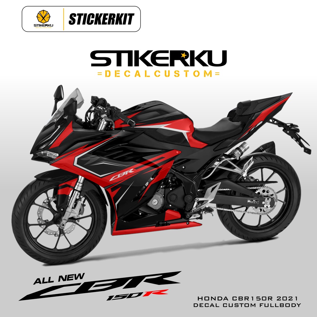 Jual DECAL ALL NEW CBR150R 2021/ STICKER / STOCK DECALS / HONDA CBR 150R K45R / STIKER / DESIGN ...