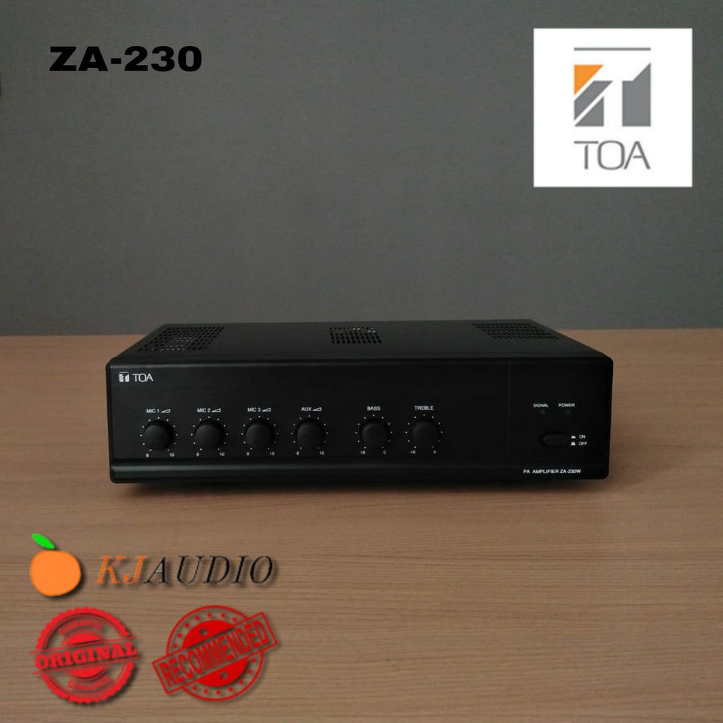 Jual TOA ZA-230W Mixer PA Amplifier 30 W Original Asli | Shopee Indonesia