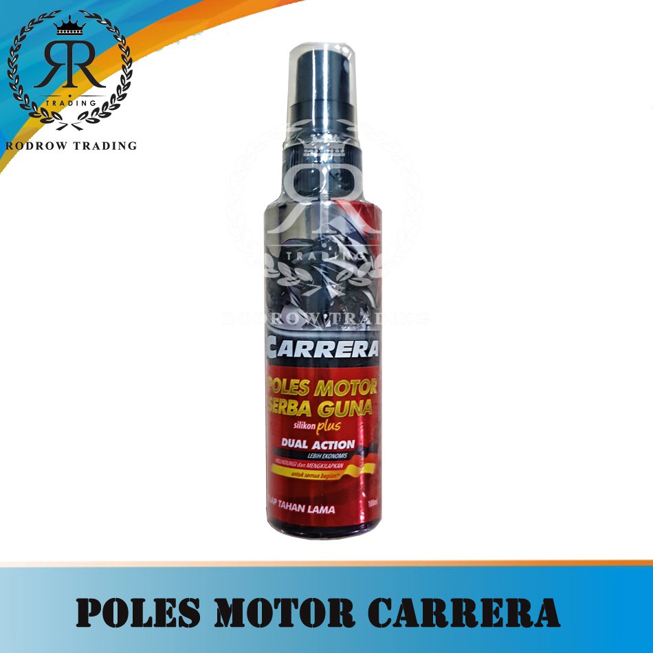 Jual Carrera poles motor serba guna / spray pengkilap body motor 100ml ...