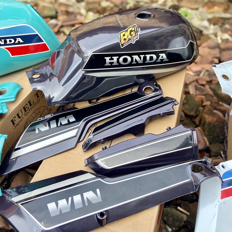 Jual Tangki honda win win 100 warna set cover body win bok aki win set ...