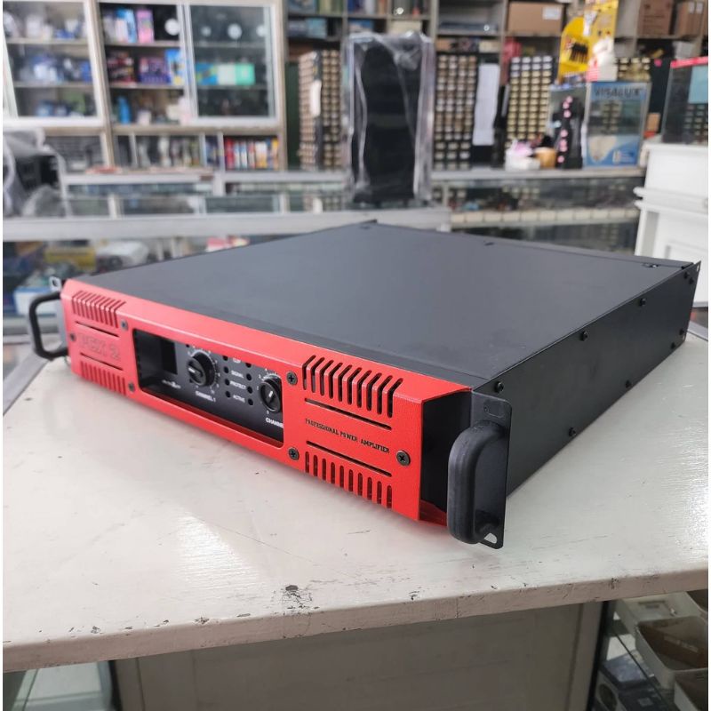 Jual Bok power amplifier tipe PCX2 ukuran 2u box power pcx 2 2chanel box besi box bahan tebal ...