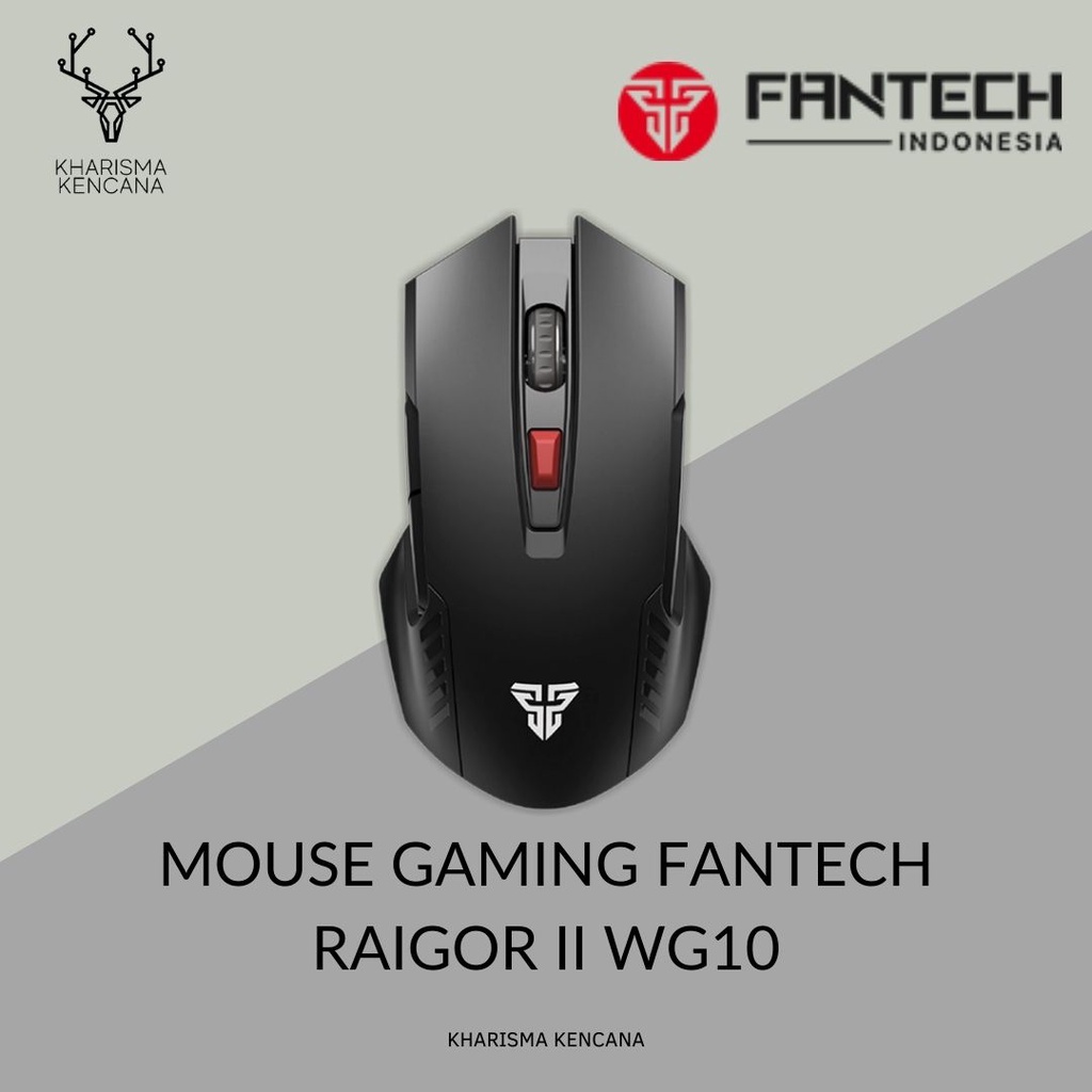 Jual MOUSE GAMING FANTECH RAIGOR II WG10 BLACK | Shopee Indonesia