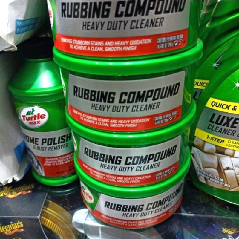 Jual TURTLE WAX RUBBING COMPOUND HEAVI DUTY CLEANER | Shopee Indonesia
