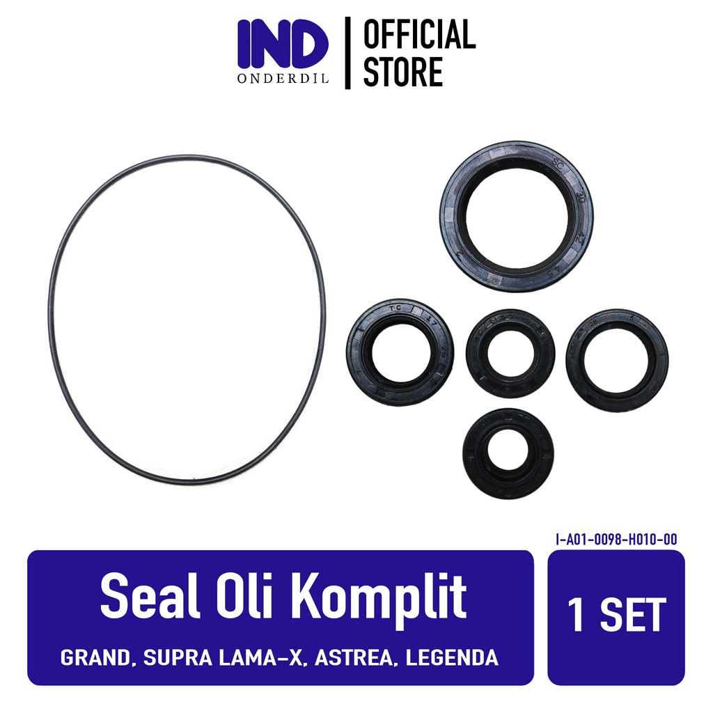 Jual IND Onderdil Sil-Seal Oli-Oil Assy Set-Kit-Komplit-Lengkap Grand & Supra Lama-X & Astrea ...