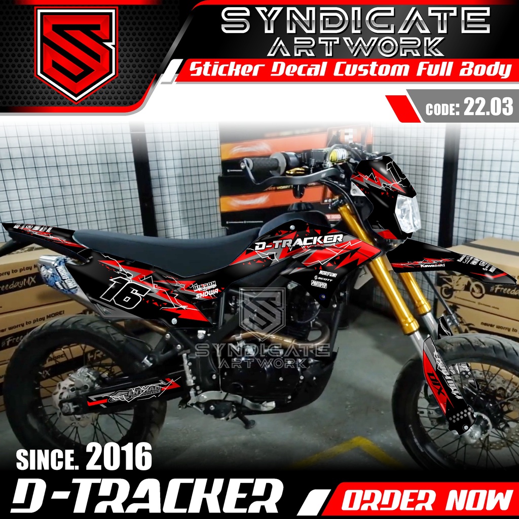Jual Decal Stiker Motor Kawasaki KLX Dtracker 150 SE Full Body ...