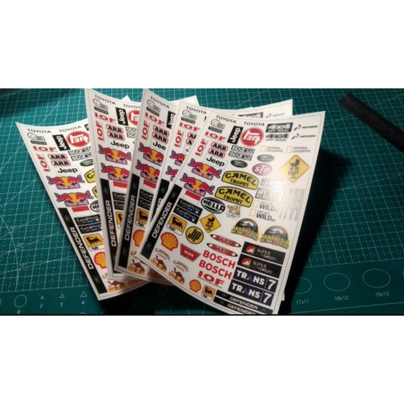 Jual Stiker RC Adventure Offroad untuk WPL / RGT / MN skala 1/12 1/16 ...