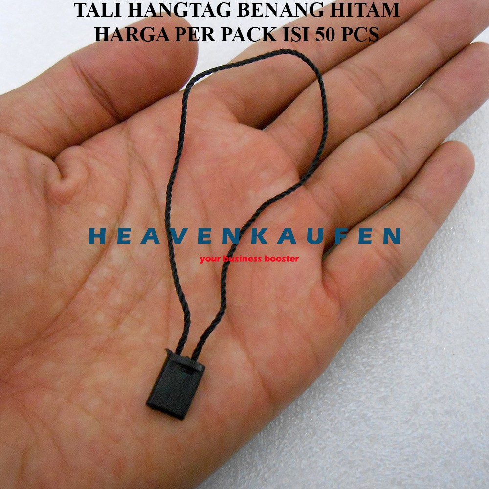 Jual Tali Hangtag Label Merk / Loop Pin / Lock Pin Benang Warna Hitam ...
