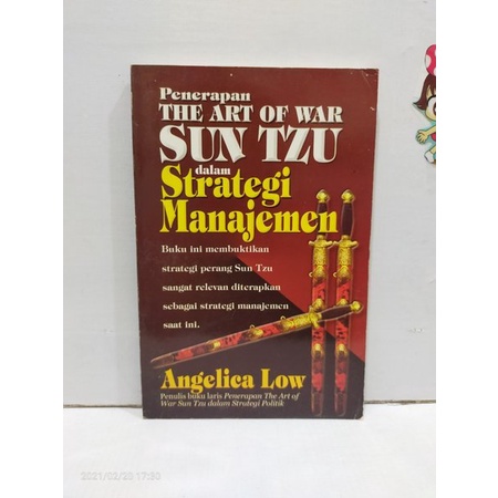 Jual Buku Penerapan The Art Of War Sun Tzu Dalam Strategi Manajemen - Angelica Low | Shopee ...