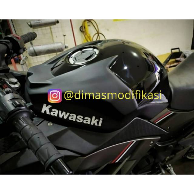 Jual Cover tangki ninja 250 fi old model BMW kondom tangki ninja 250 fi ...