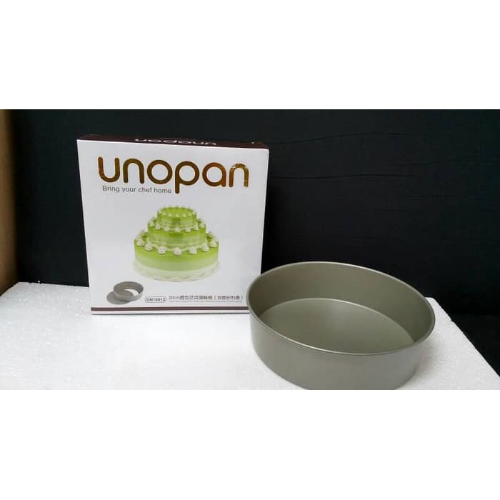 Jual Unopan 20cm Round Cake Pan - Removable (UN16012) | Shopee Indonesia