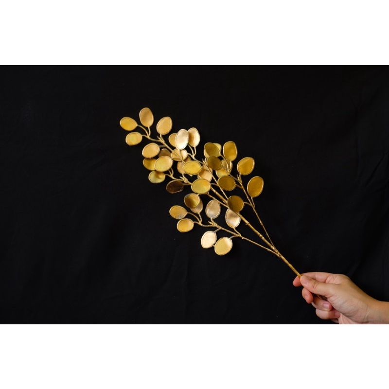 Jual Daun Dolar Gold Artifisial Plastik Cabang 5 | Shopee Indonesia