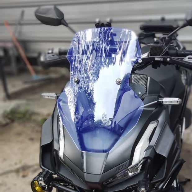 Jual Windshield adv 150 standar iceblue | Shopee Indonesia
