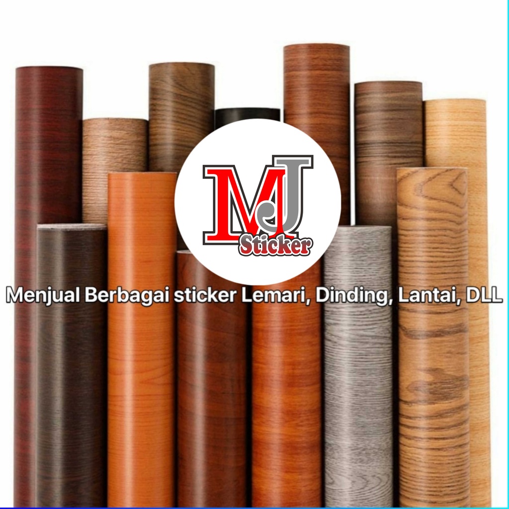 Jual Stiker / Sticker Motif Kayu 120cm x 50cm PVC Sheet Sticker Pelapis ...